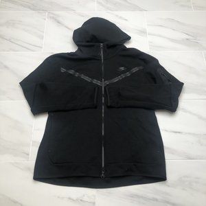 Nike | Shirts | Nike Mens Tech Fleece Fullzip Black Hoodie Cu44890 ...